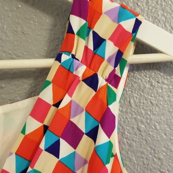 kate spade | Dresses | Kate Spade Geometric Wrap And Tie Dress Sz 2 ...